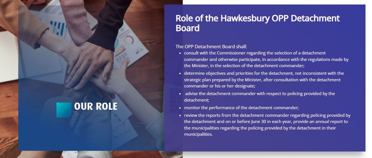 OPP Detachment Board - Township of East Hawkesbury